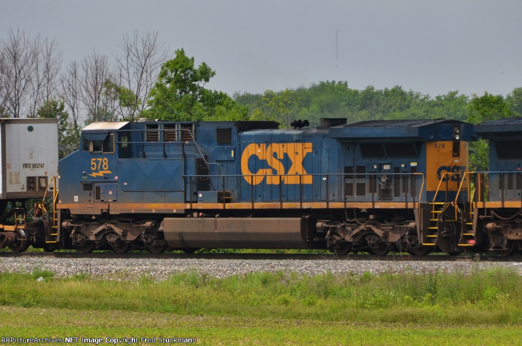 CSX 578 wraps up an uneventful visit.